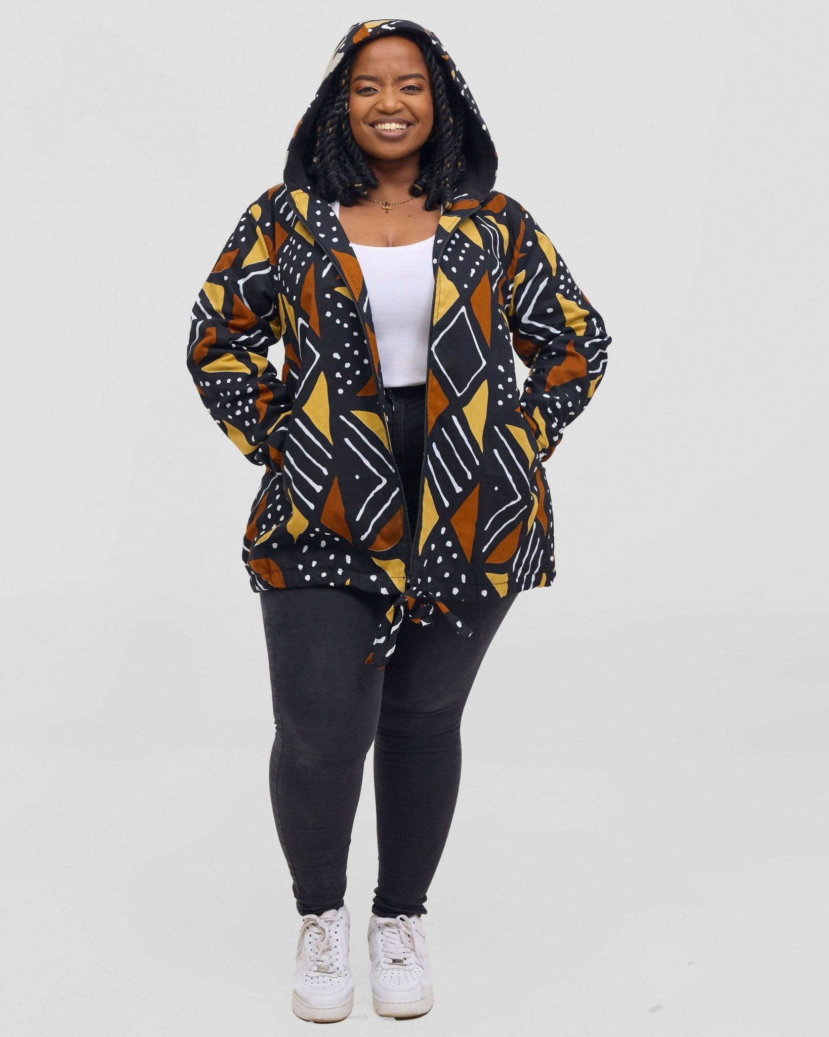 Gravio Fashions Loliwe Hoodie Jacket - Brown – Shopzetu