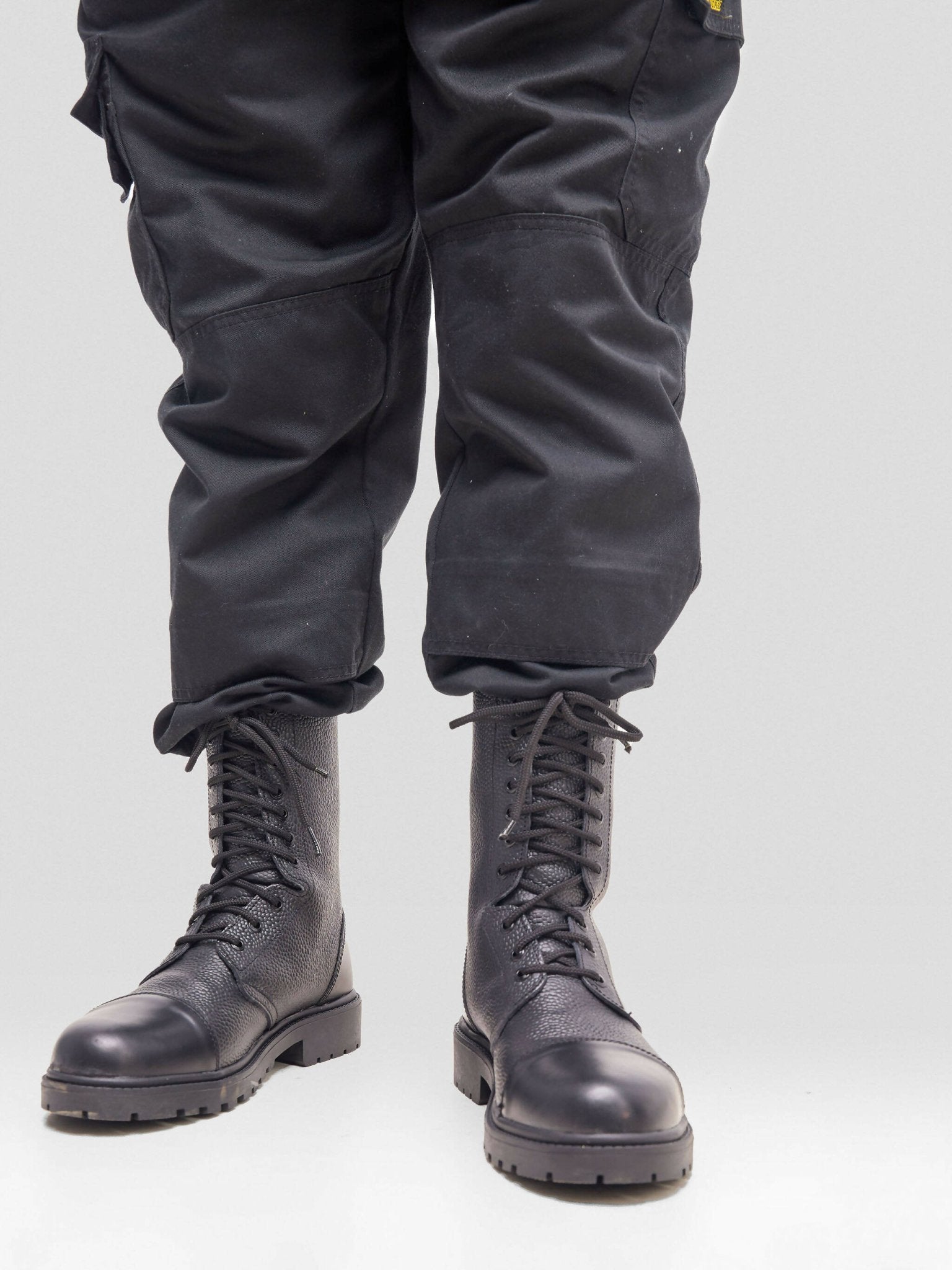Ikwetta High Ankle Security Boots - Black – Shopzetu