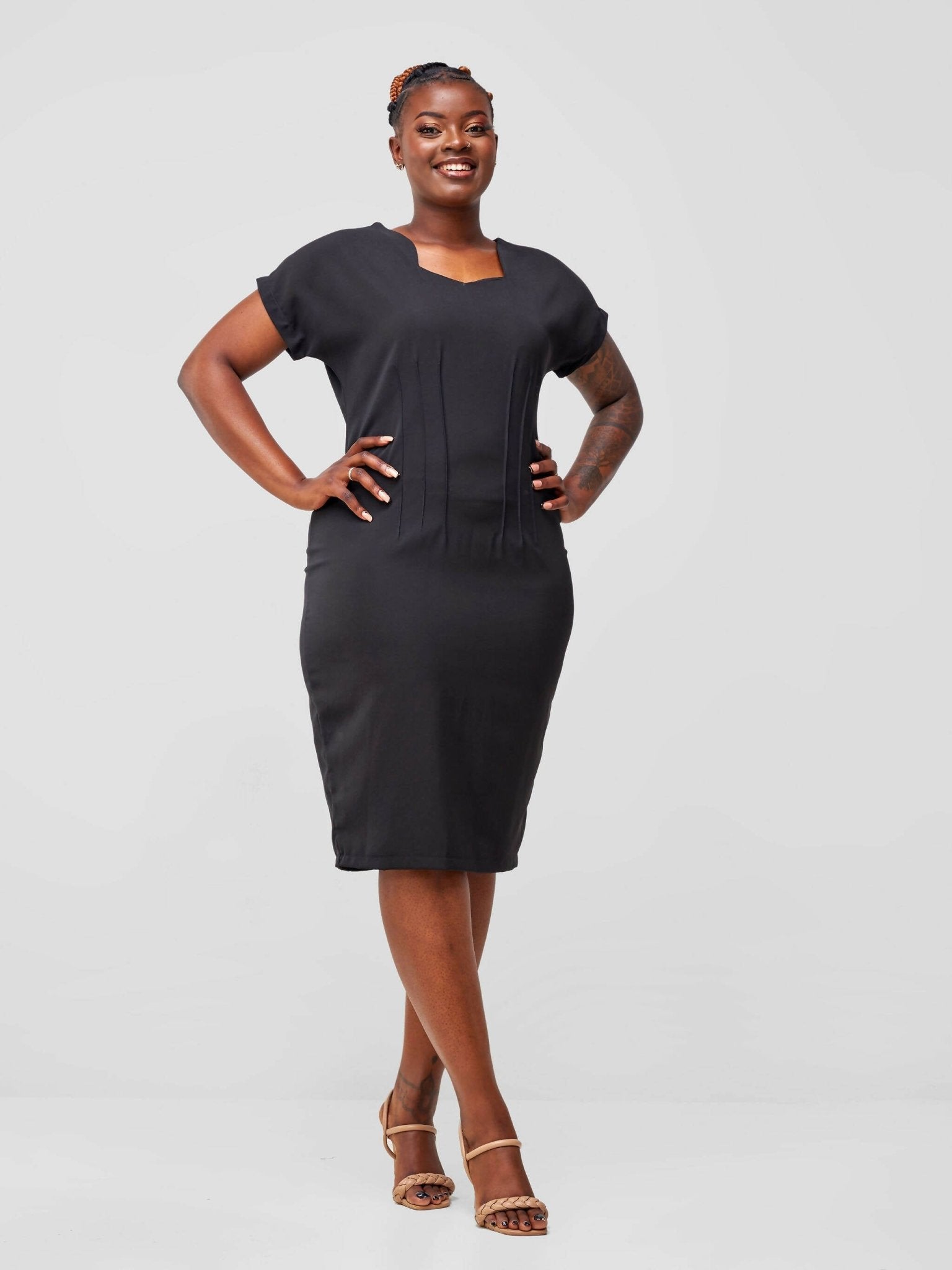 Power Official Dress - Black – Shopzetu