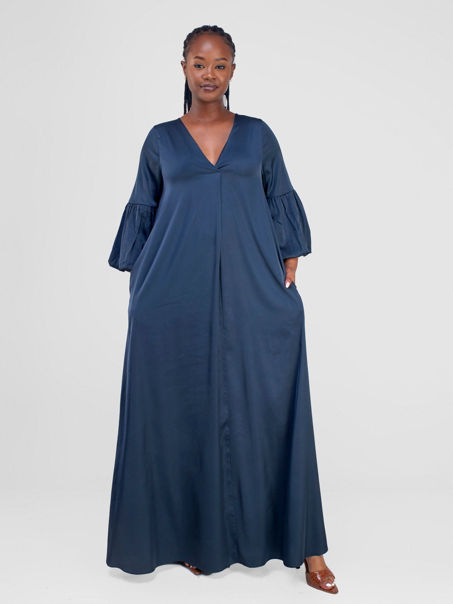 Vivo Hanabi Tent Maxi Dress - Dark Teal – Shopzetu