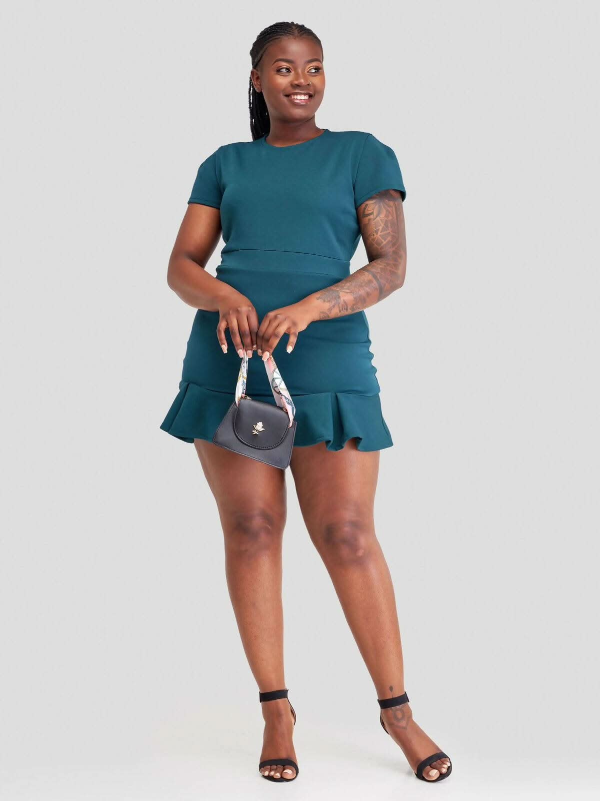 Jem Africa Kamene Mini Dress - Teal – Shopzetu